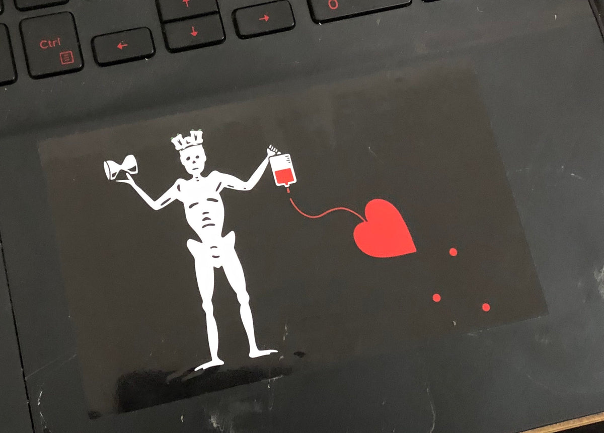 Bloodbeard 3”x5” sticker
