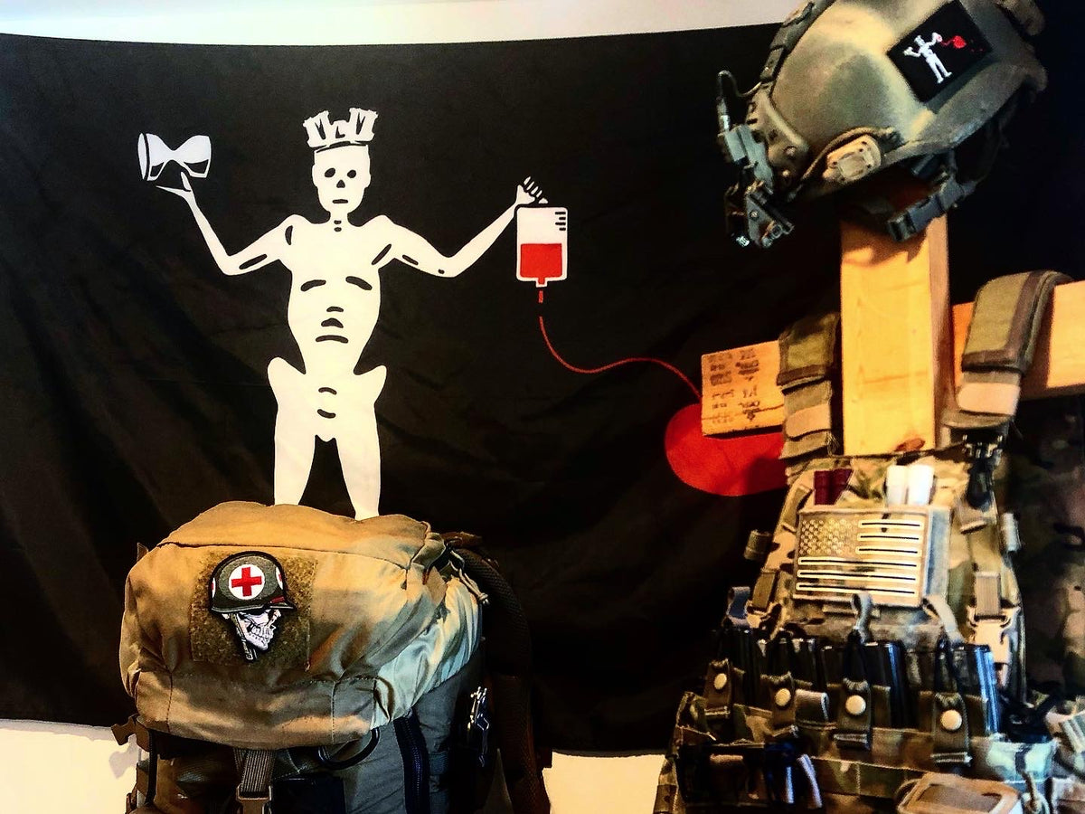 3’x5’ Bloodbeard Medic Flag