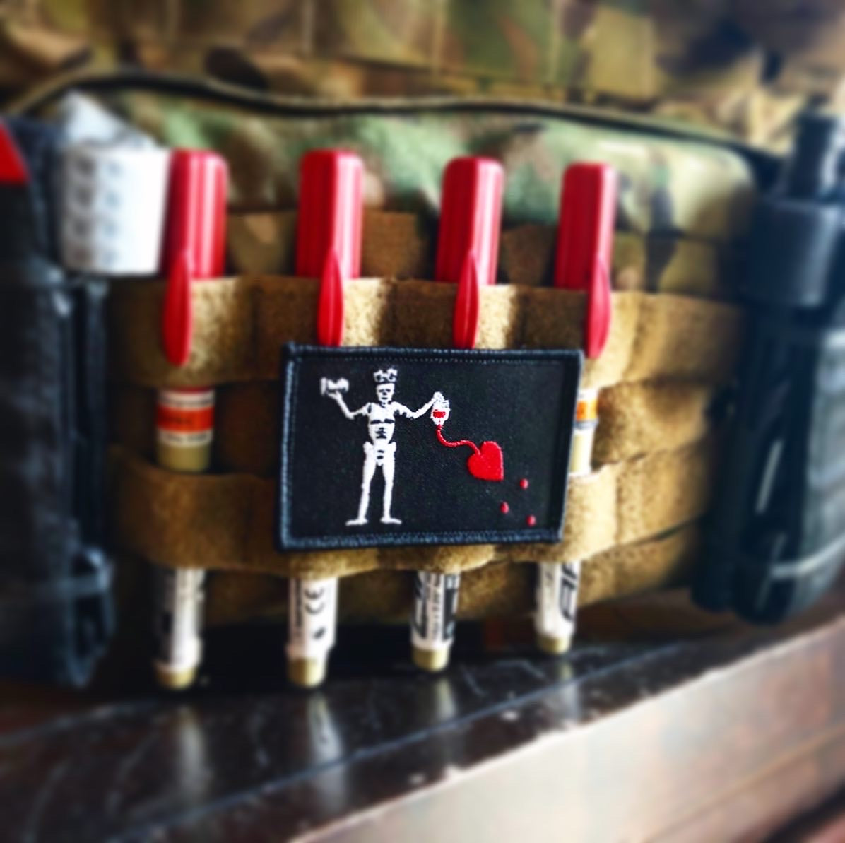 2”x3” Bloodbeard Medic Patch